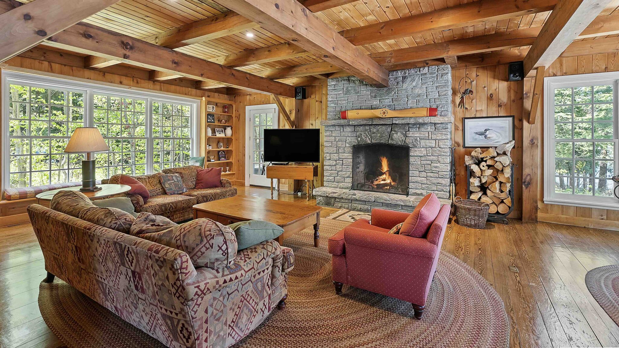 Enjoy Lakeside Living at this Luxury Island Cottage in Muskoka